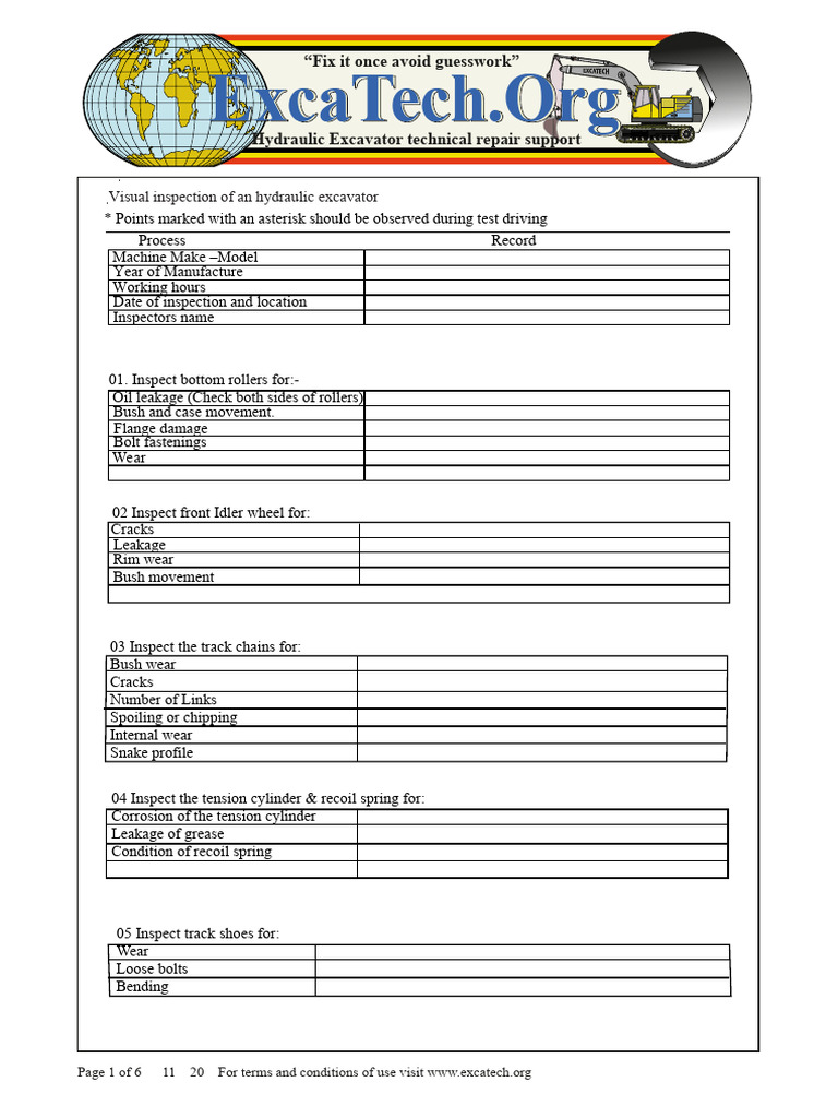 Visual inspection form 1 | PDF | Mechanical Engineering | Manufactured ...