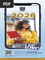 UWC Application Consent Form 2025 | PDF | Information | Social Ethics