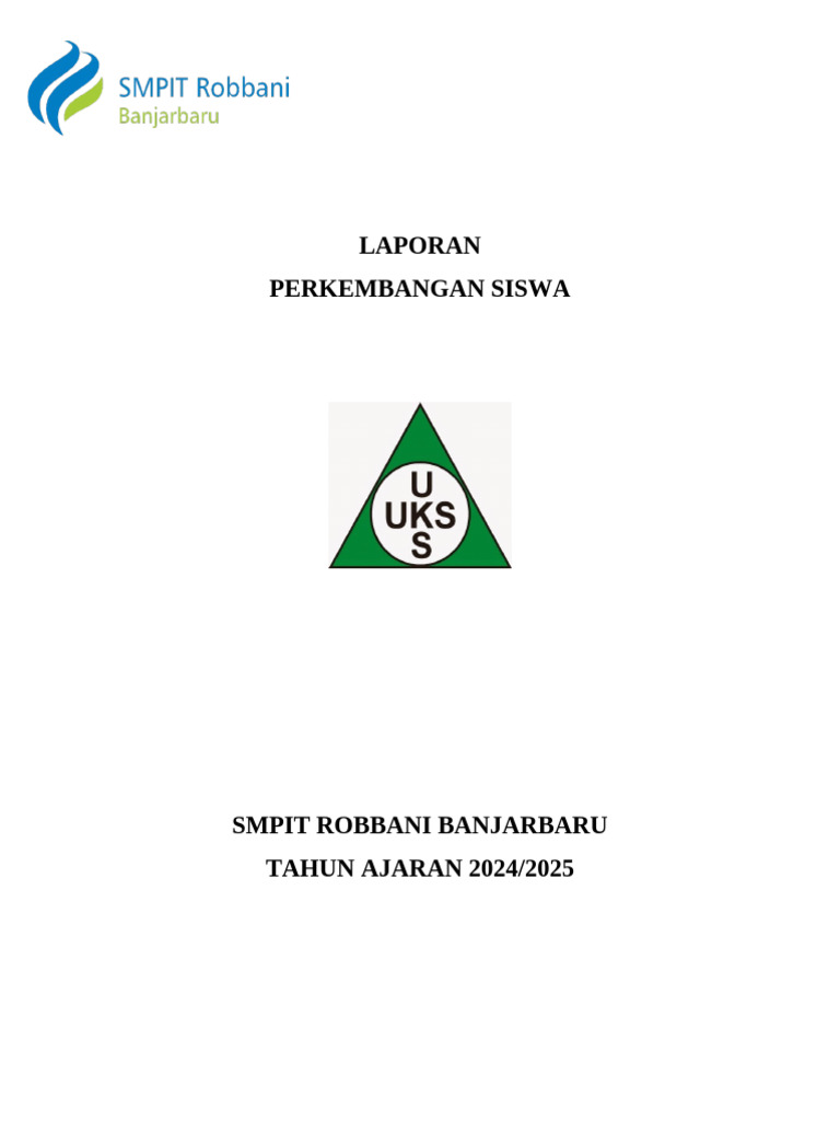 Laporan Kesehatan Siswa SMPIT Robbani | PDF