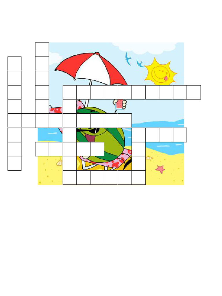 Summer Crossword Puzzle 4 Teacher Switcher | PDF