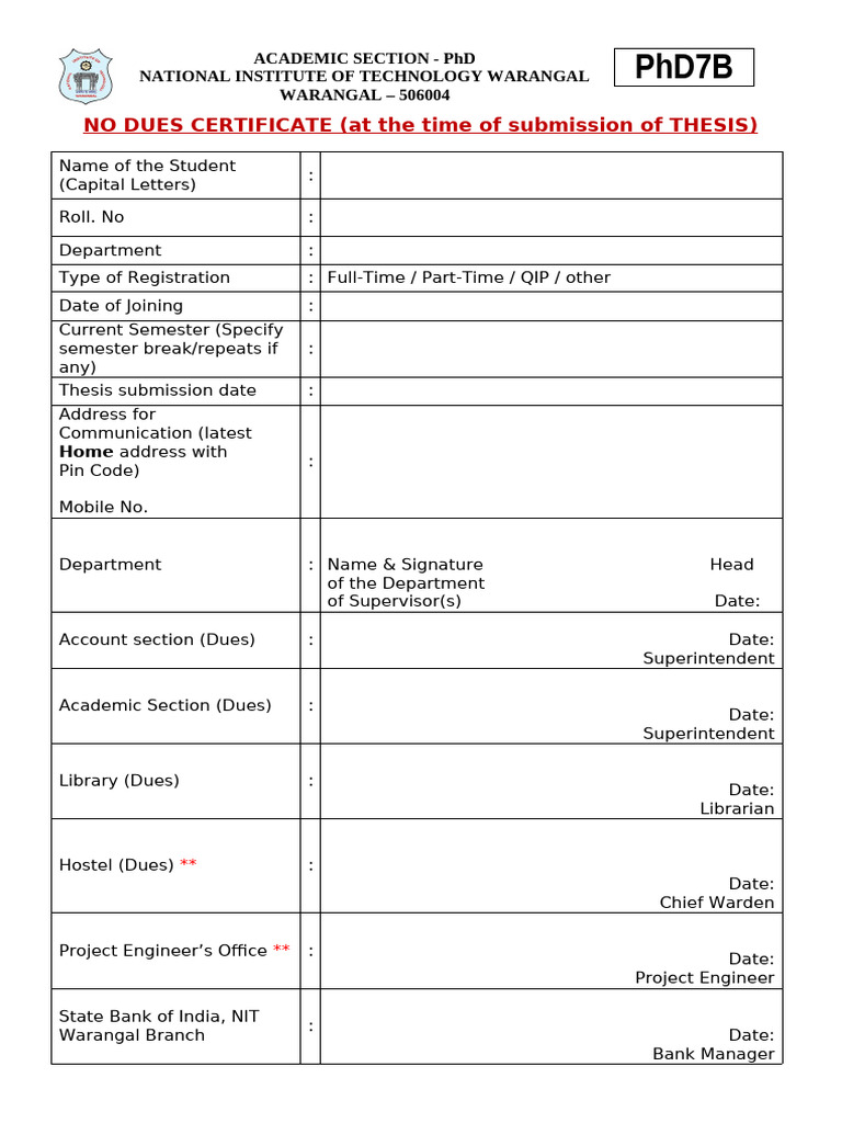 No - Dues - Certificate - 2023 12 19 12 38 5 | PDF