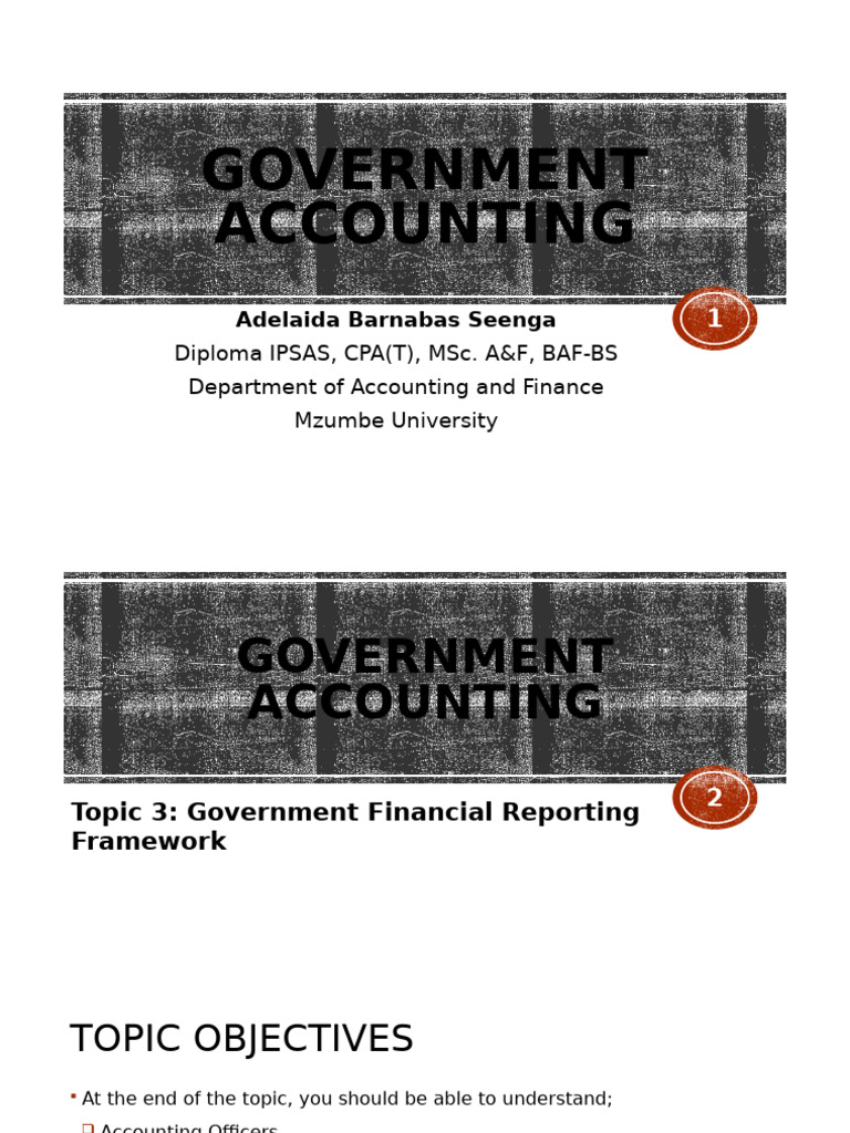 Government Financial Reporting Framework | PDF | Government | Governance
