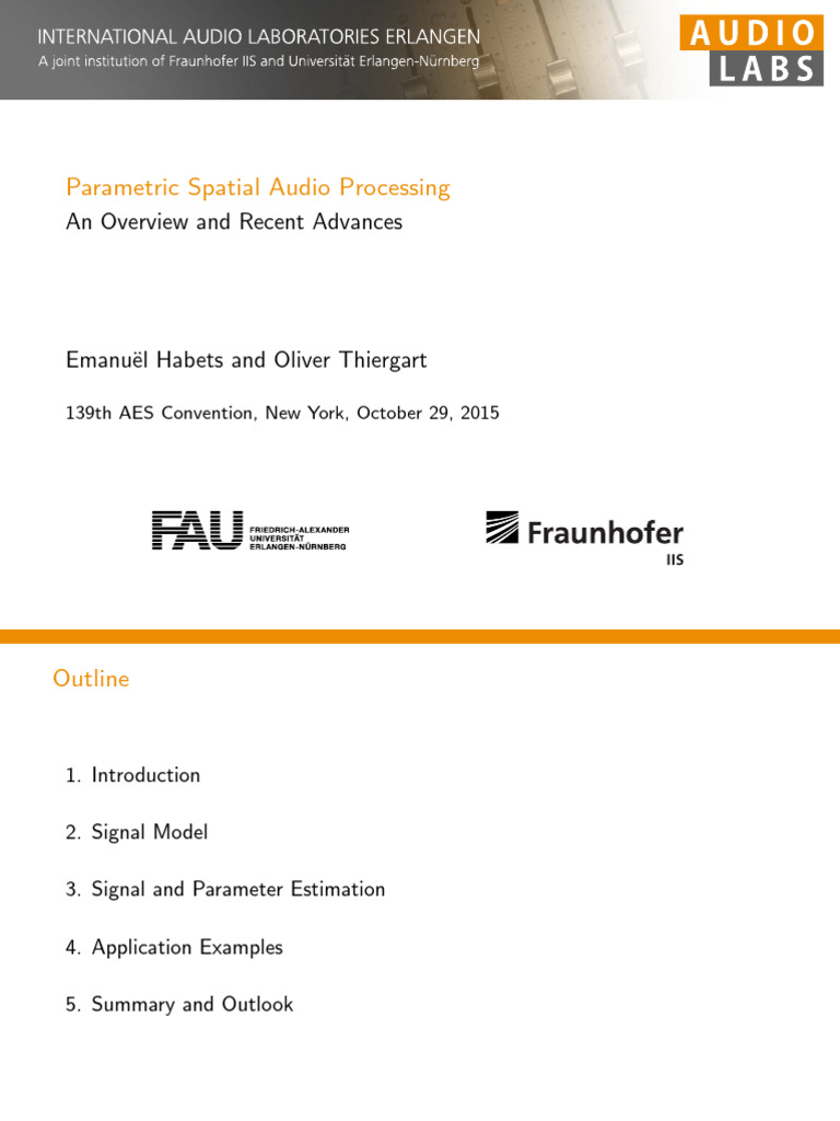 Aes 139 2015 | PDF | Microphone | Sound Recording And Reproduction
