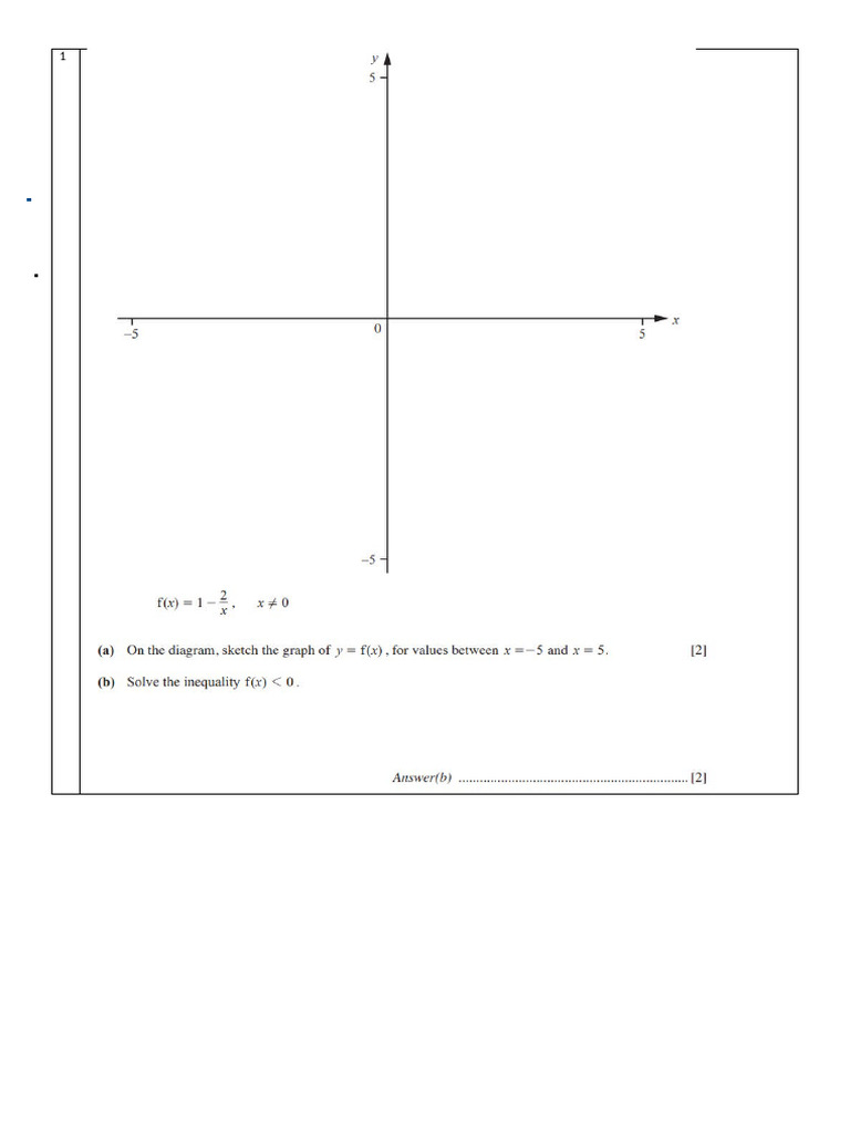 Polynomial Functions Past Paper Questions | PDF