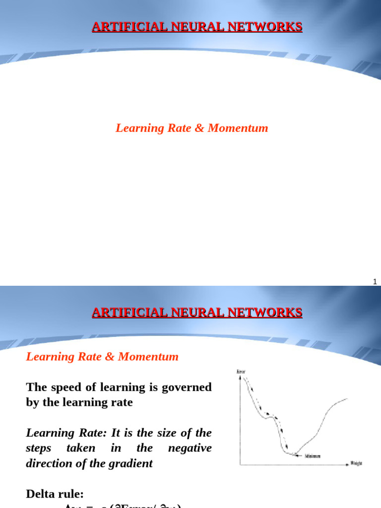 Lecture 07 - Learning Rate and Overfitting | PDF | Errors And Residuals ...