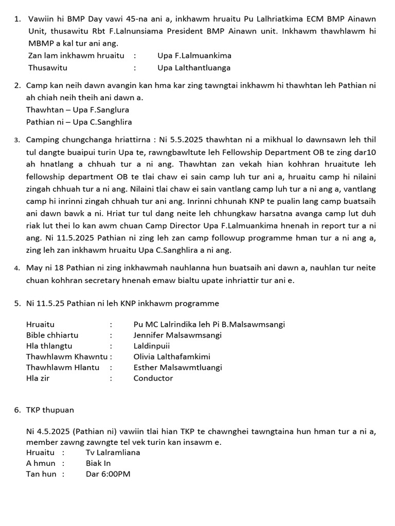 Ni 4.5.25 secy thupuan tur | PDF