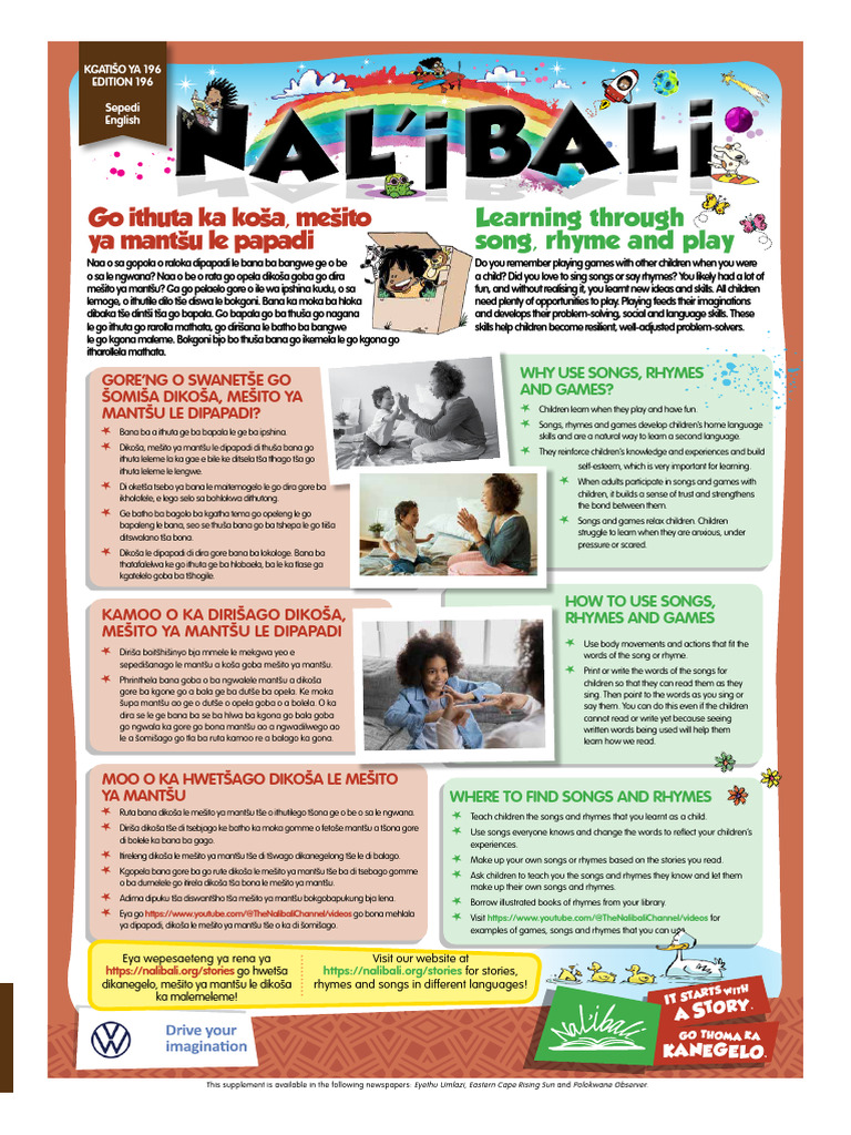 Learning Through Sepedi Songs and Play | PDF