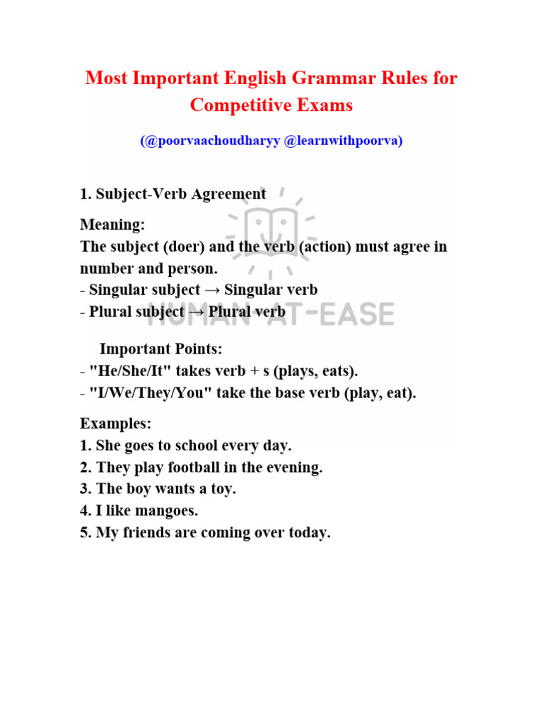 Complete English Grammar Rules | PDF | Adjective | Adverb