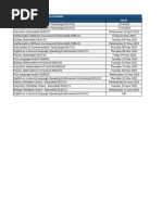 O Level Timetable: Oct-Nov 2025 | PDF | Qualifications | Student ...