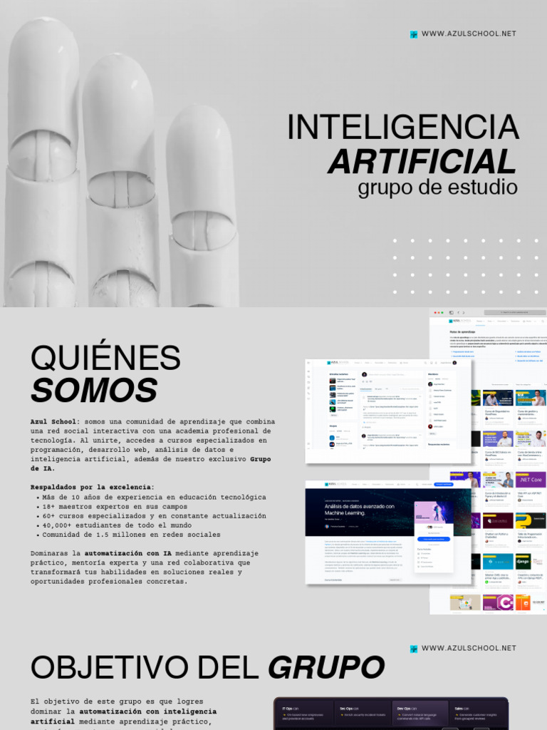 Azul School GrupoIA | PDF | Inteligencia artificial | Inteligencia (IA ...