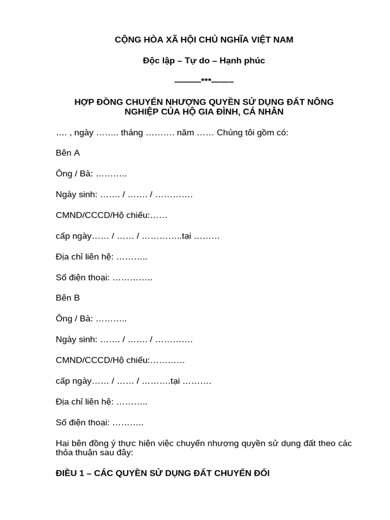 Mau-giay-ban-dat-nong-nghiep-viet-tay | PDF