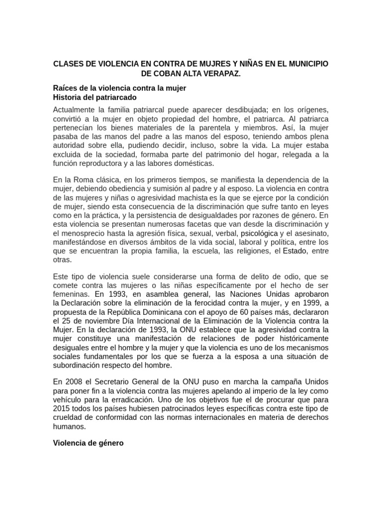 Tesis Grupal | PDF | La violencia contra las mujeres | Violación