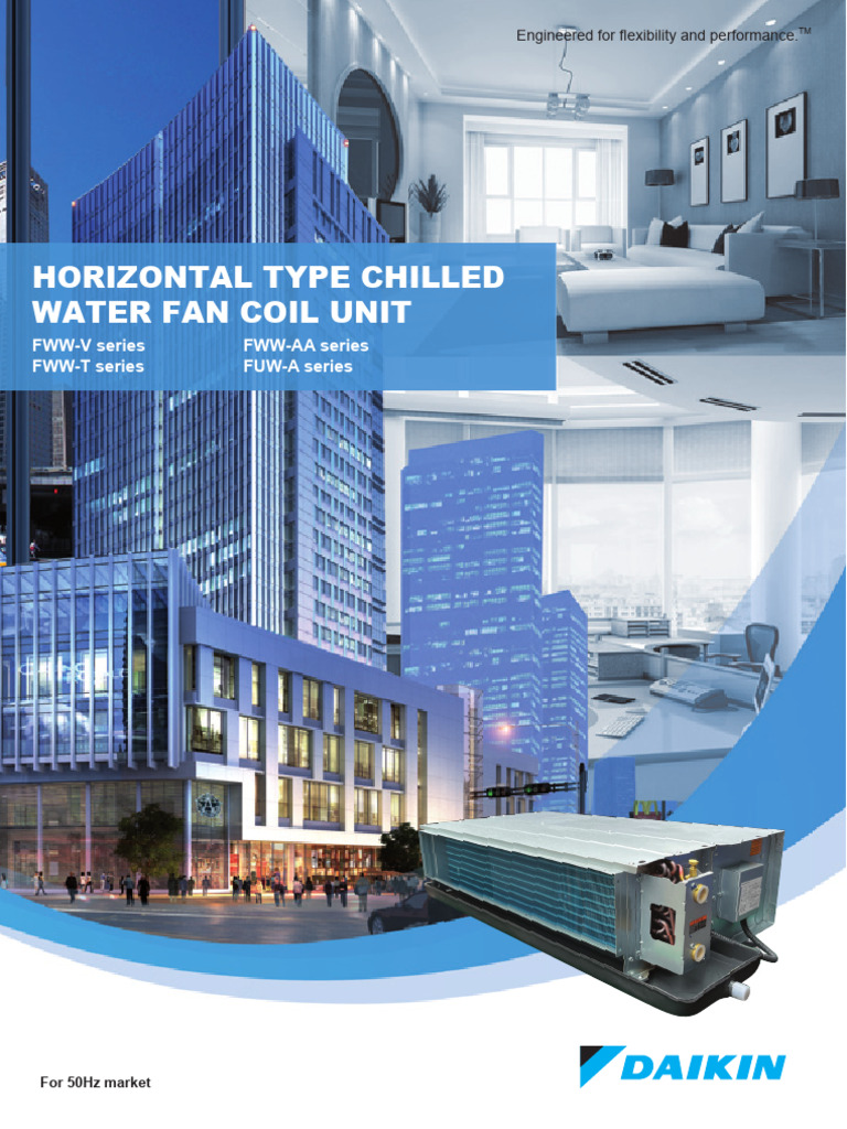 Daikin FWW Series Fan Coil Units | PDF | Heat Exchanger | Air Conditioning