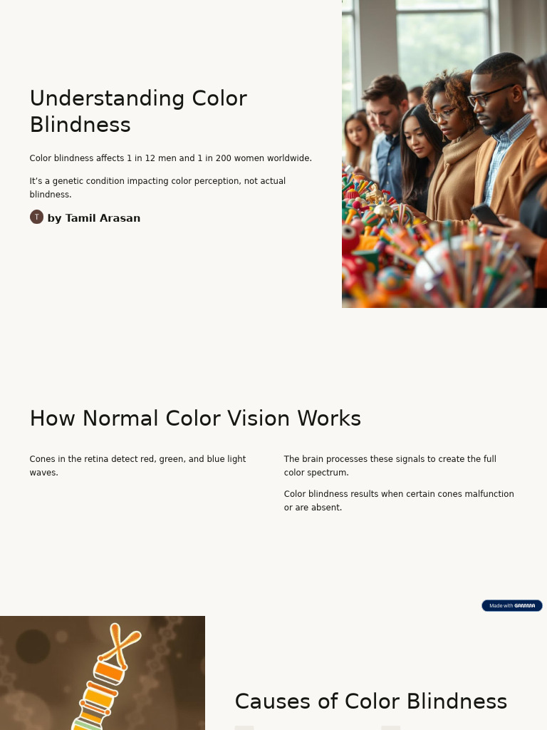 Understanding Color Blindness | PDF | Color | Senses