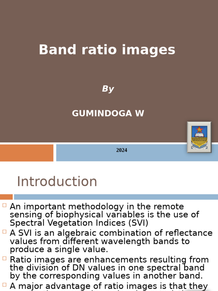 5 - Band Ratio Images | PDF | Light | Electromagnetic Radiation