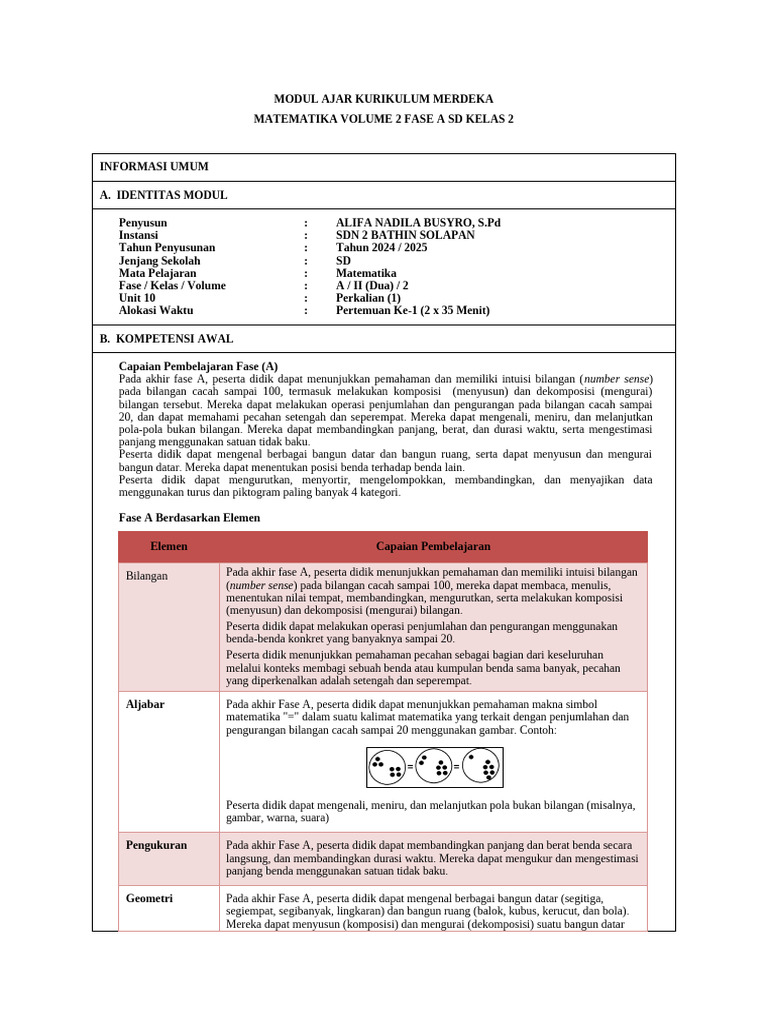 Matematika BAB 10 KLS SMTR 2 | PDF