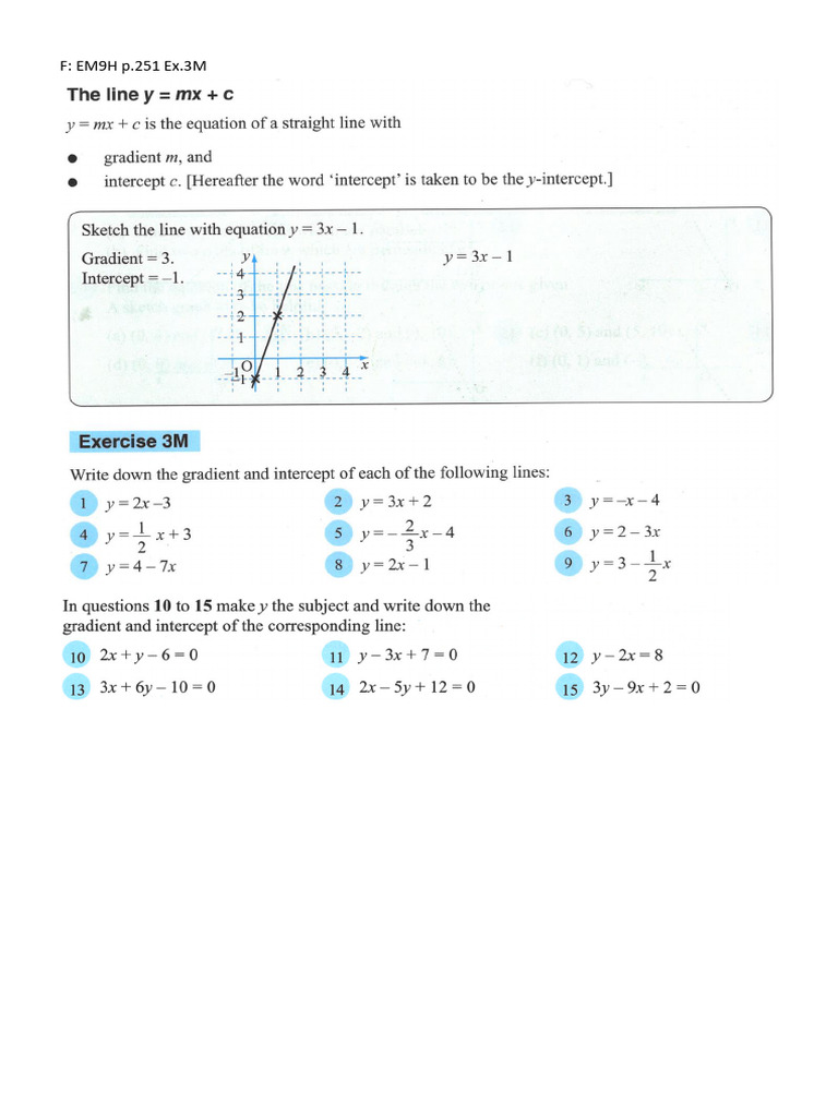 Y8 Alg Graphs 2HOb D4 2025 | PDF