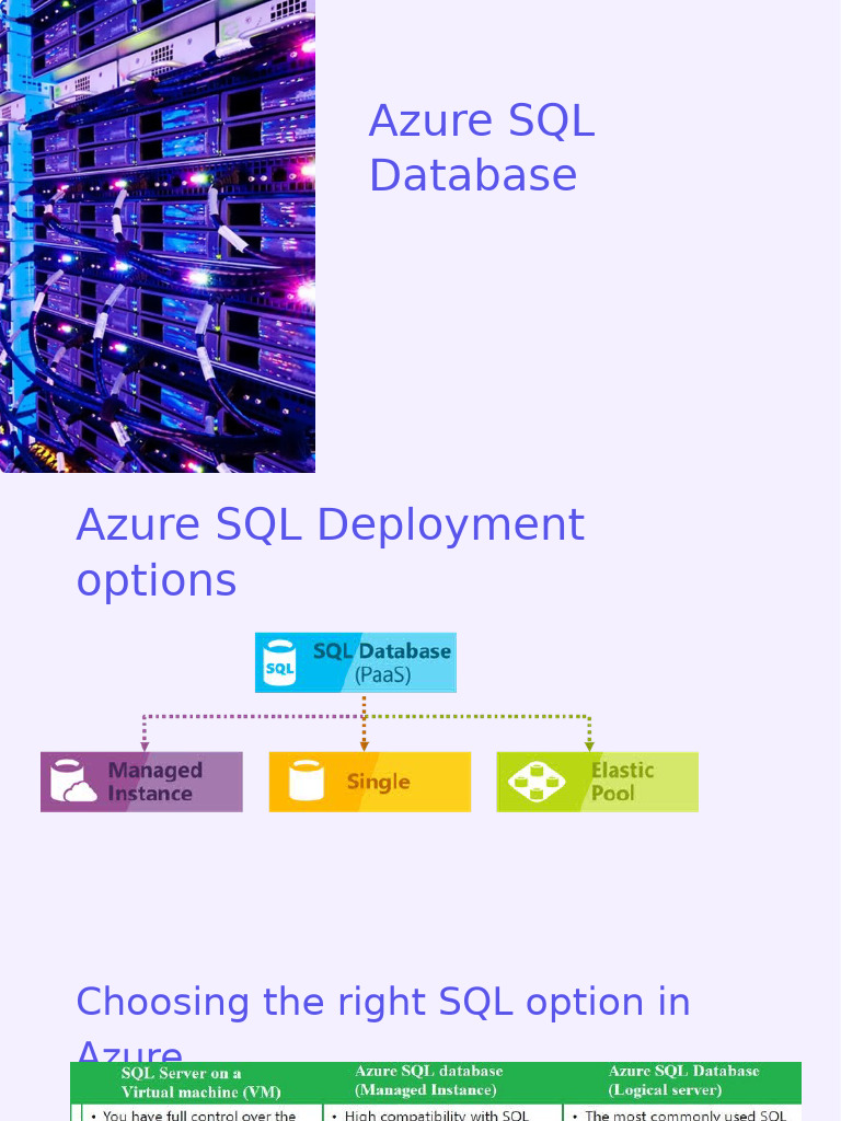 Module 12 - AZ305 - Azure DB Services | PDF | Microsoft Azure ...
