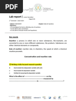 Effervescent Tablet Reaction Study | PDF | Experiment | Chemical Reactions