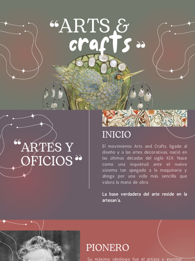 Movimiento Arts and Crafts: Orígenes y Valores | PDF