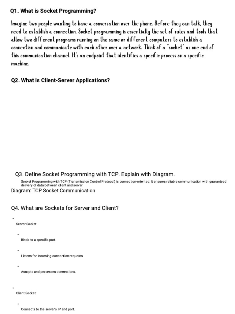 CA56z20fMW PDF | PDF | Network Socket | Port (Computer Networking)