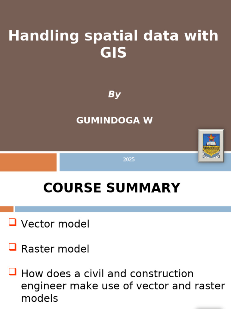 2 - Spatial Data Types - Raster - Vector | PDF | Geographic Information System | Data