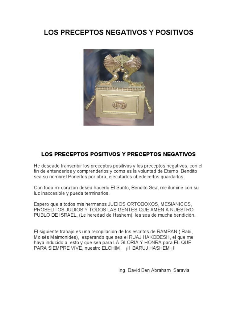 Los Preceptos 613 | Descargar gratis PDF | Maimónides | Fe