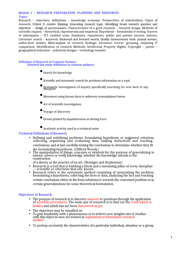 RM Complete | PDF | Methodology | Hypothesis
