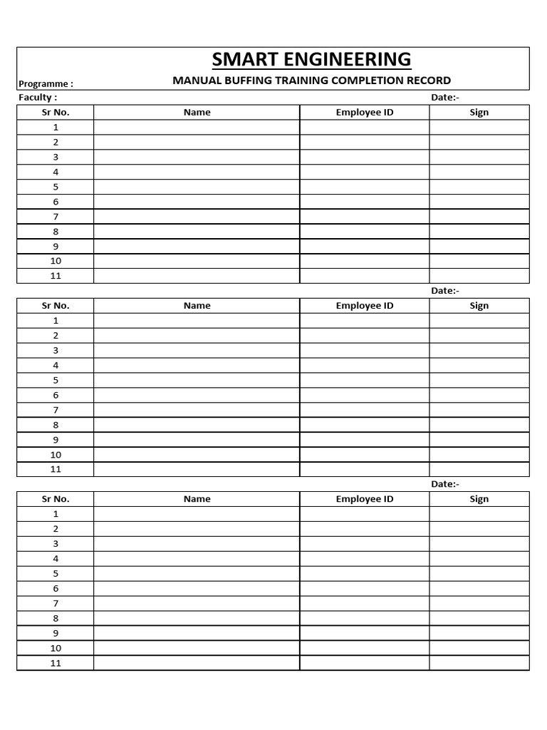 Training Completion Record-2 | PDF