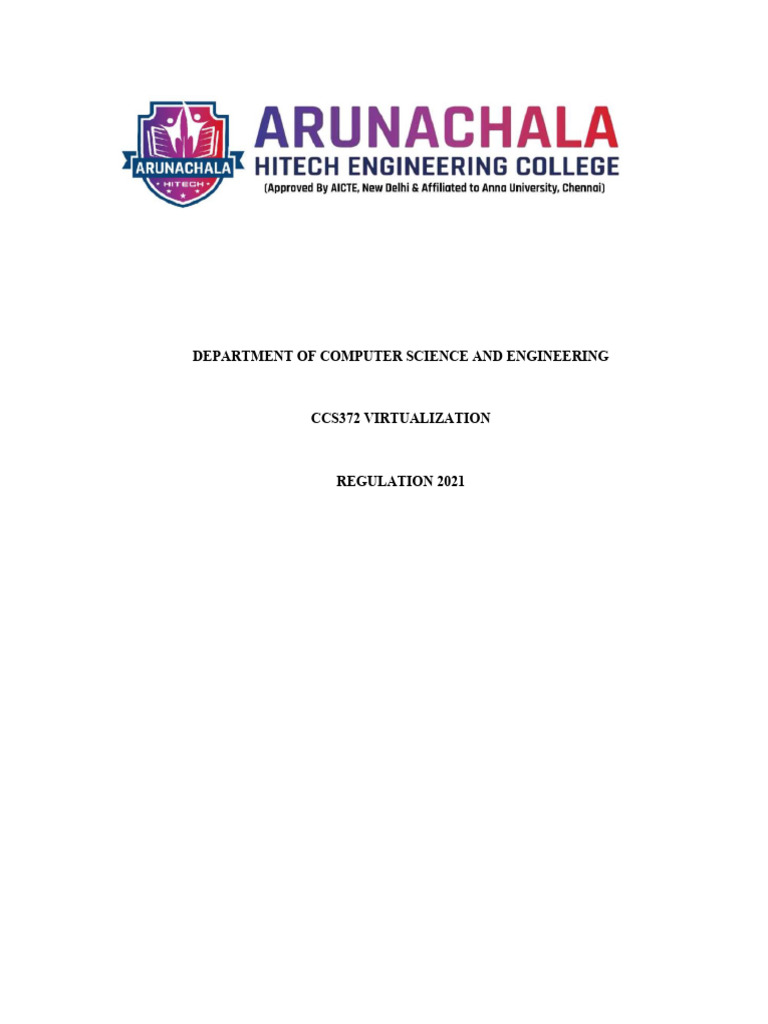 Virtualization Lab Record | PDF | Virtual Machine | Operating System