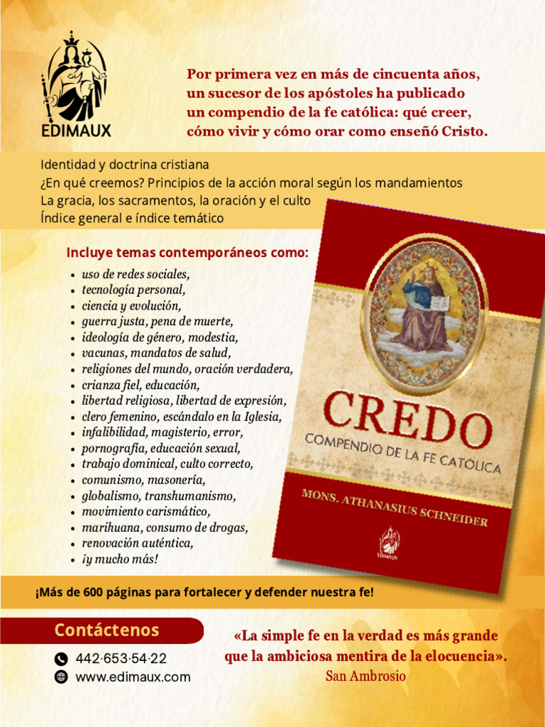 Compendio de la Fe Católica | PDF