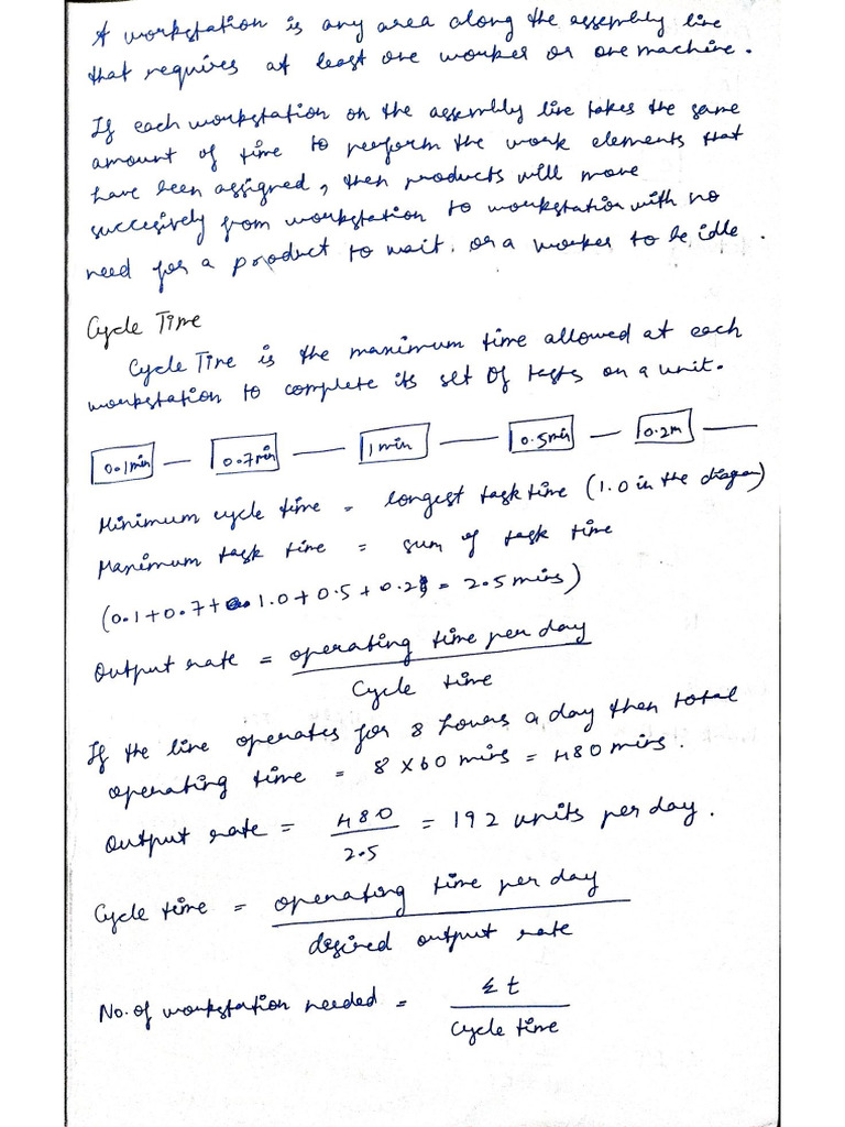 Line Balancing | PDF