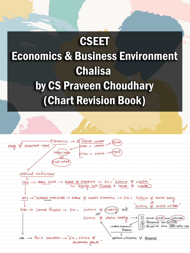 CSEET Economics Chalisa | PDF