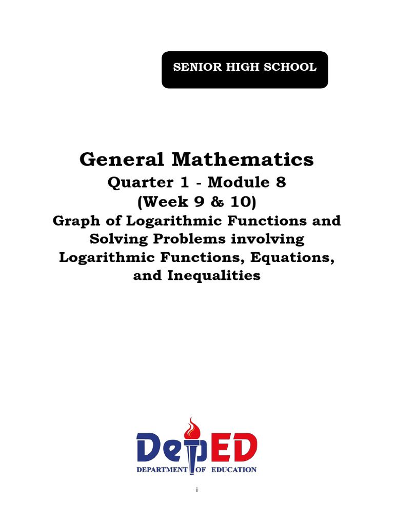 Lesson 8 Q1 General Mathematics - Grade 11 STEM | PDF | Function ...