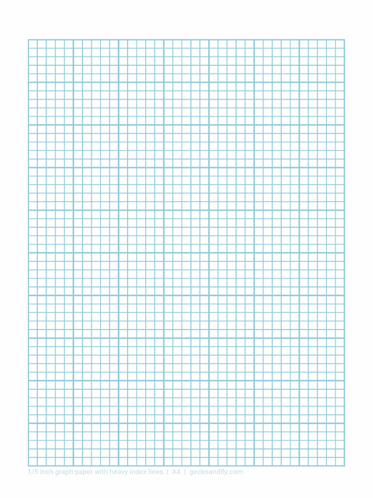 Graph Paper Template 15inch A4 | PDF