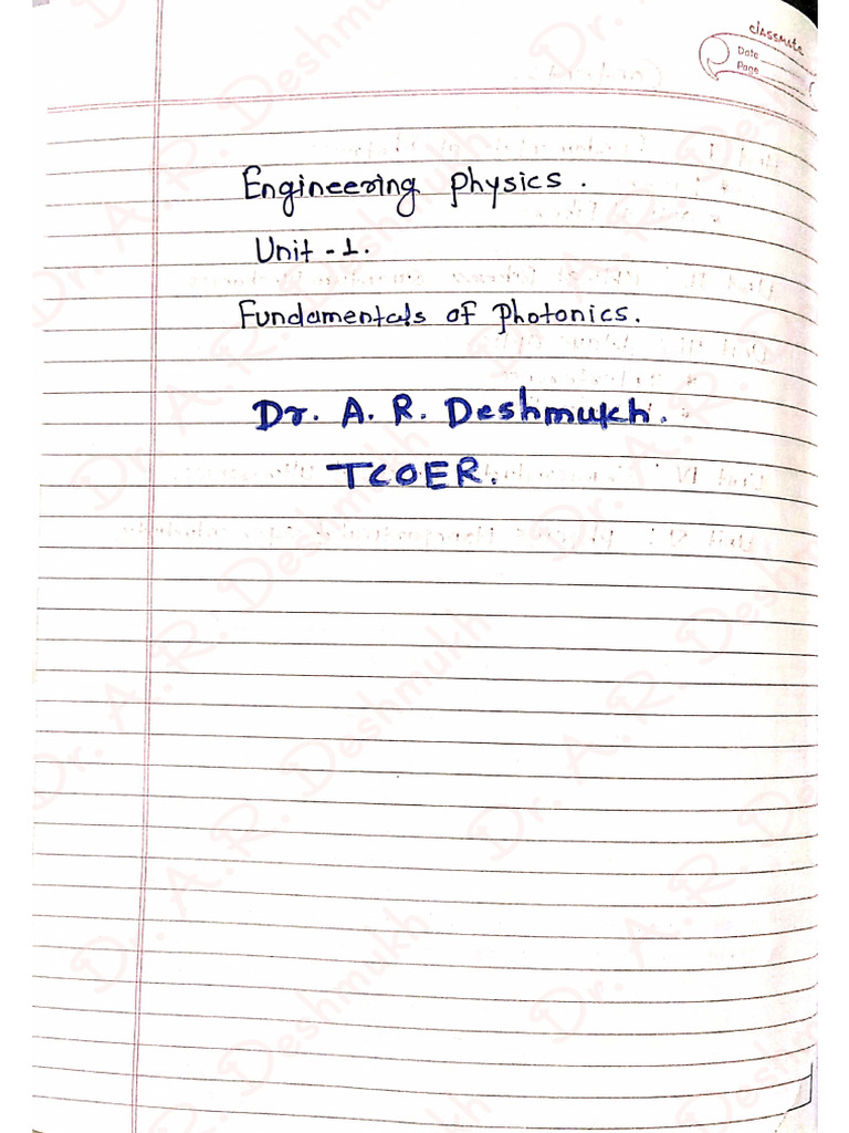 Physics Unit 1 | PDF