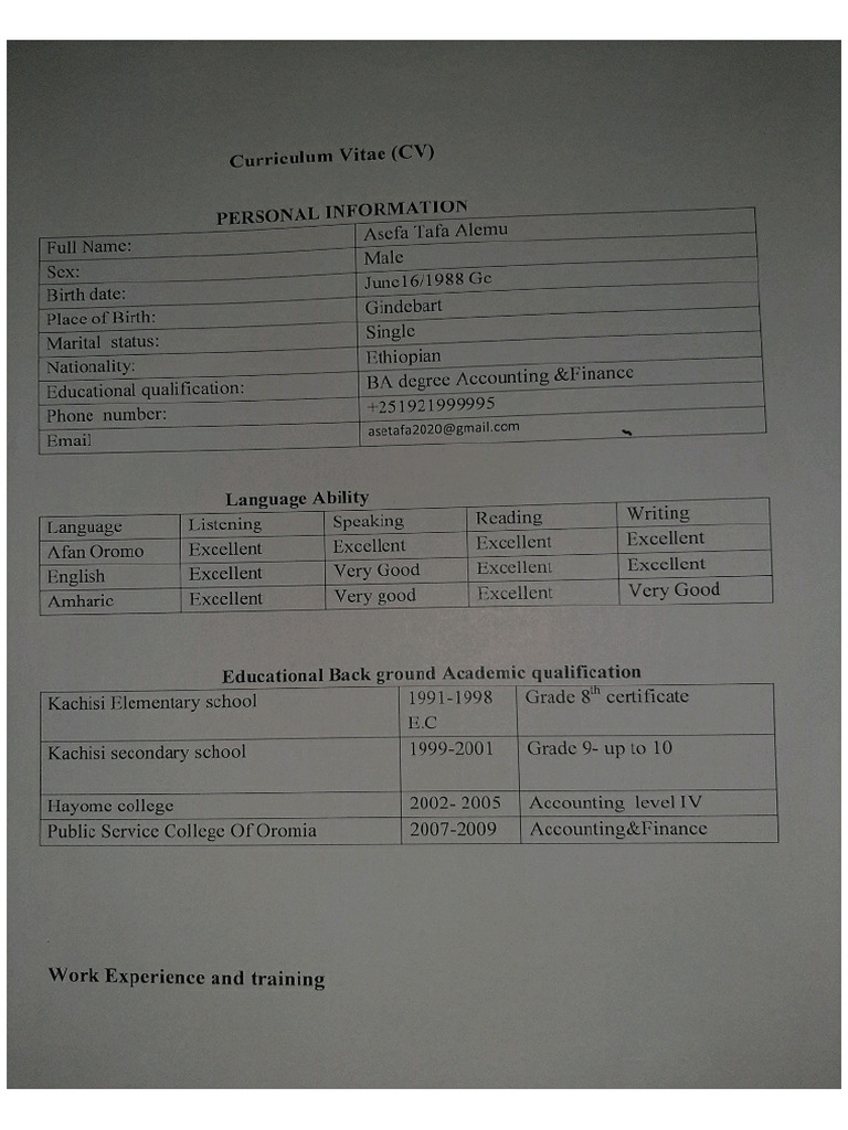 Asefa Document | PDF