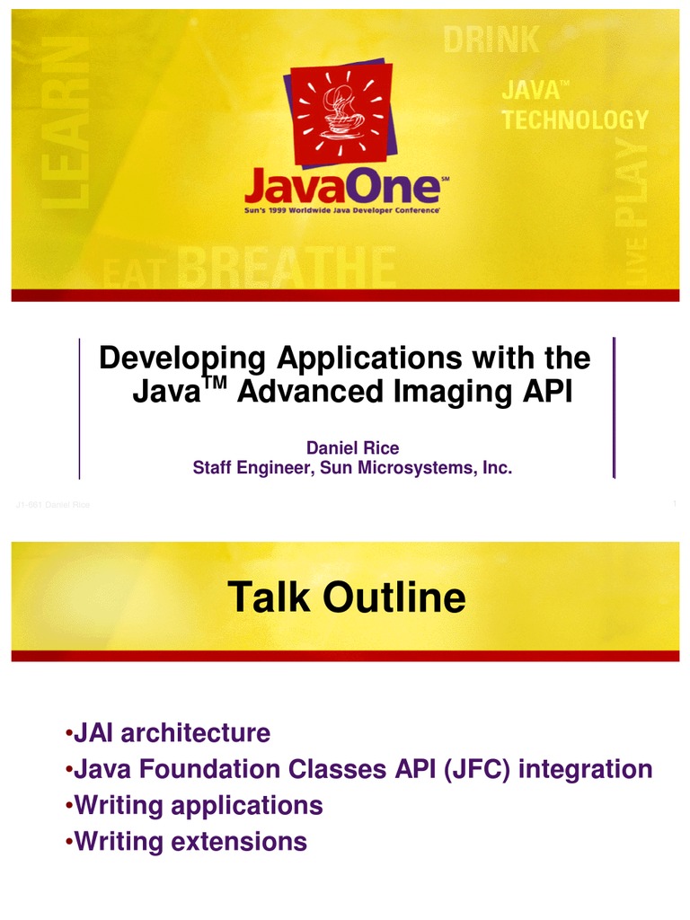 Java Advanced Imaging API Guide | PDF | Application Programming ...