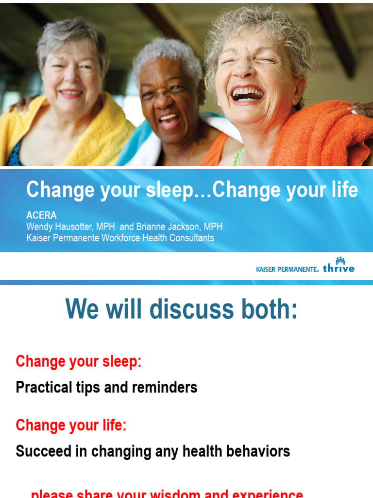 Change Your Sleep Change Your Life | PDF | Sleep | Physiology