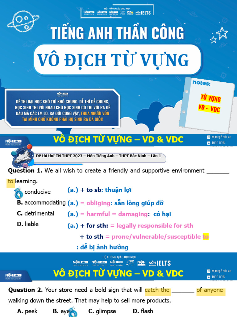 VD+VDC Các Trư NG T V NG | PDF