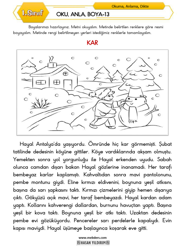 Oku, Anla, Boya-13 | PDF