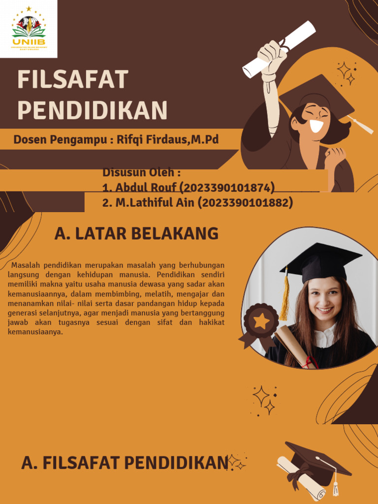 Tafsir Tarbawi Filsafat Pendidikan | PDF