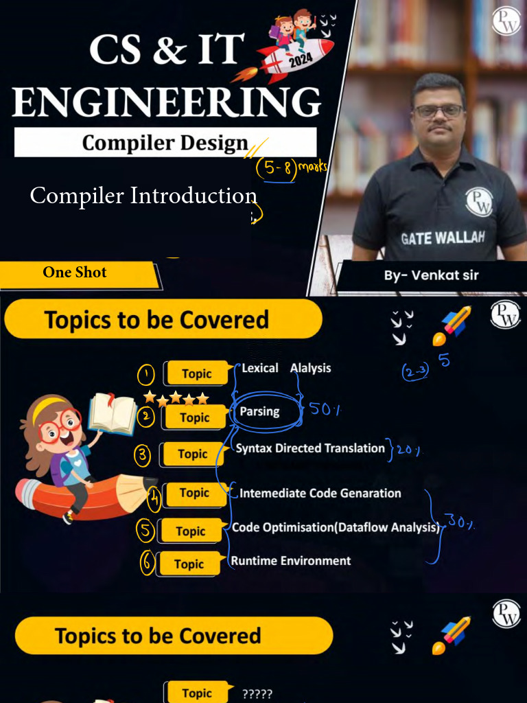 Compiler Introduction - Class Notes | PDF
