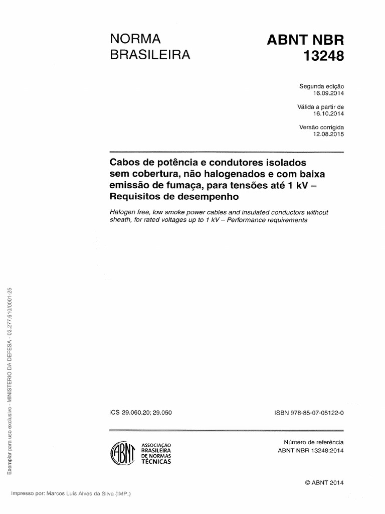 NBR 13248 | PDF