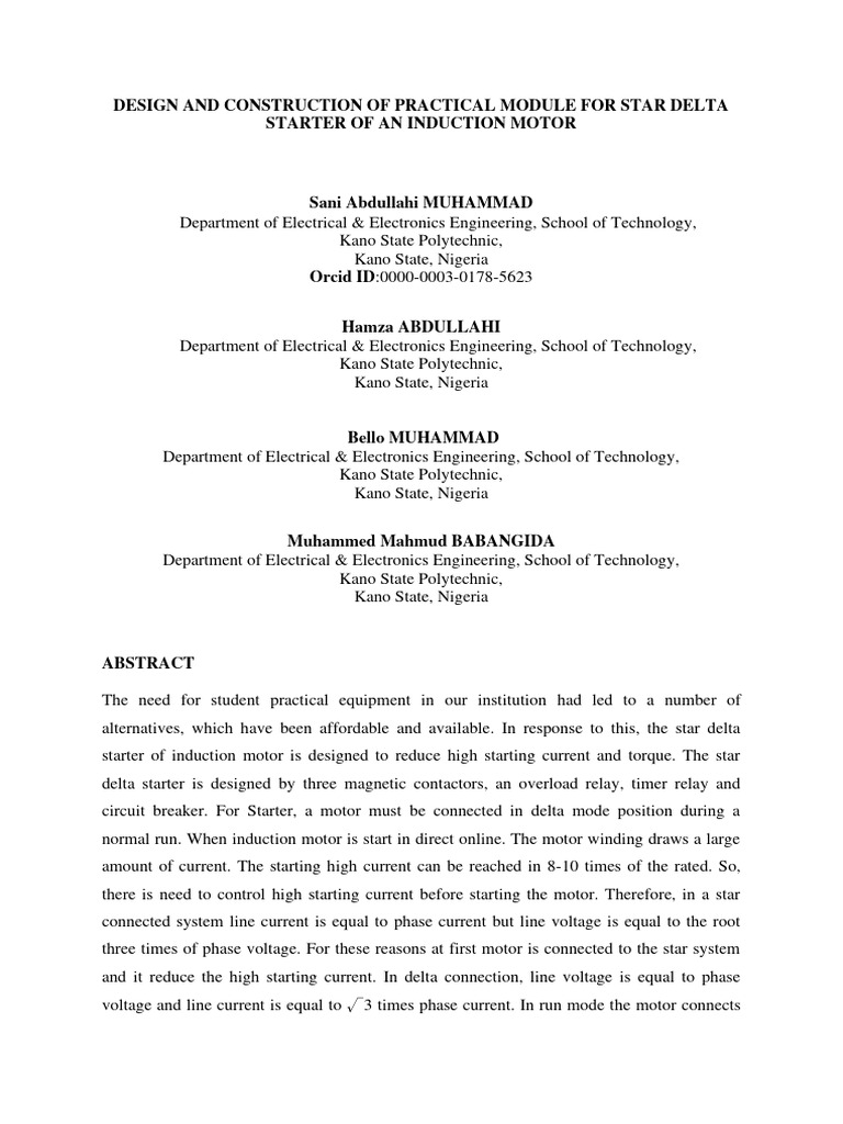Design and Construction of Practical Mod | PDF | Electric Motor | Electromagnetic Induction