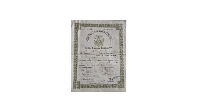 Intermediate Updated Certificate | PDF
