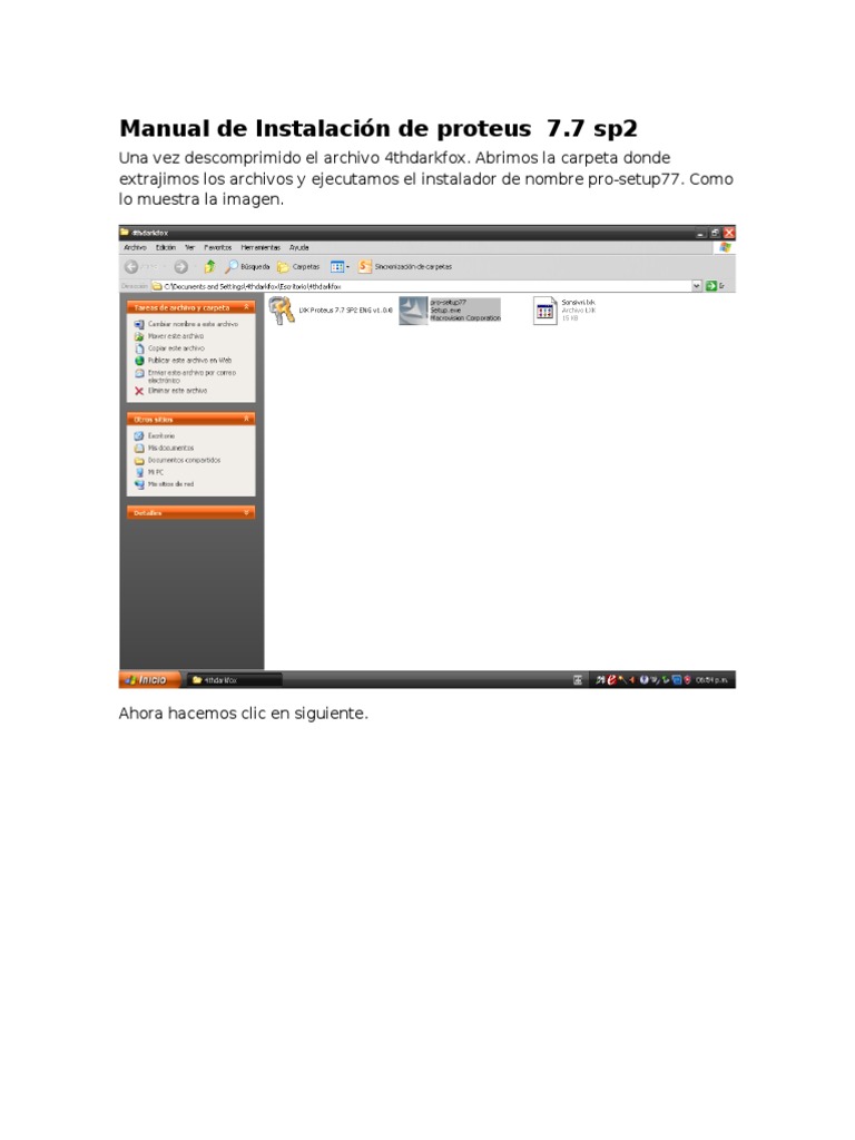 Manual de Instalación de Proteus 7.7 SP2 | PDF