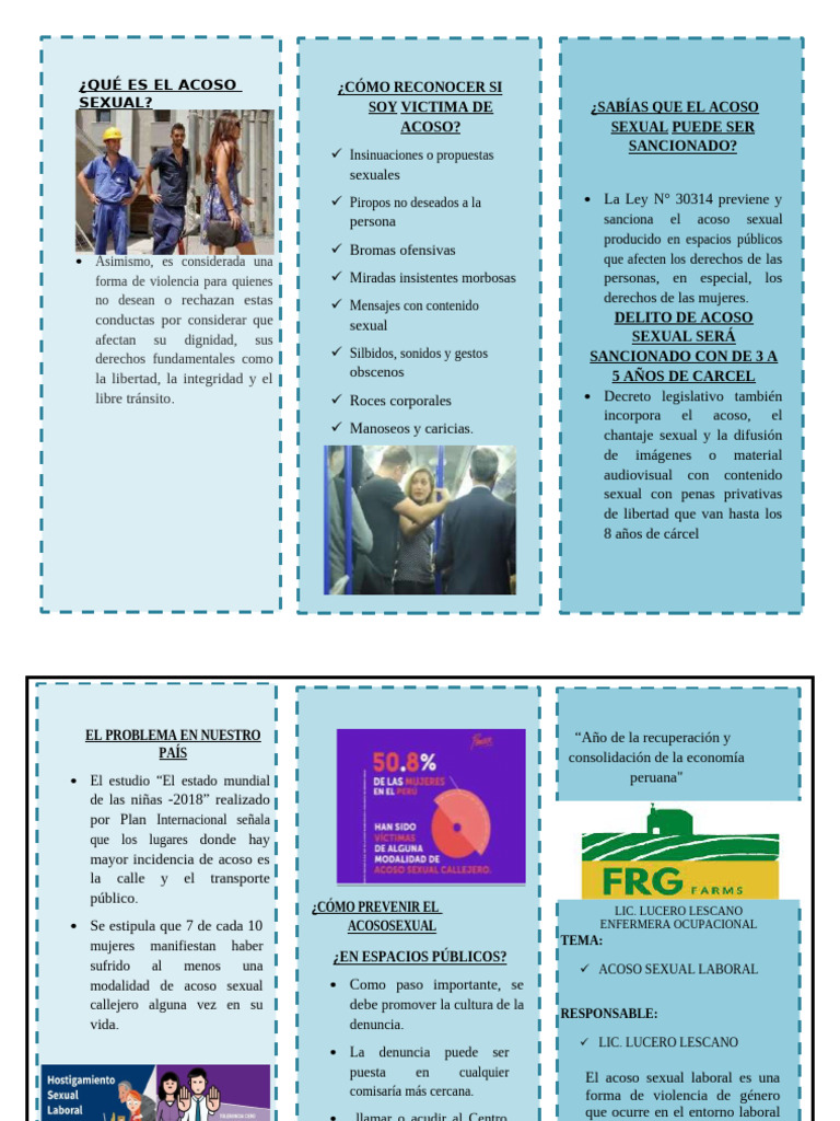 ACOSO SEXUAL FRG | PDF | Acoso sexual | La sexualidad humana