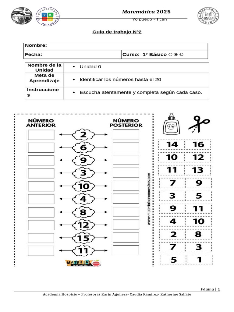 Guia N°2 Matem | PDF
