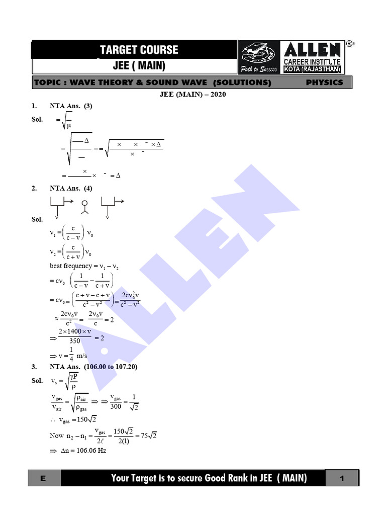 Wave Theory and Sound Wave | PDF | Waves | Sound